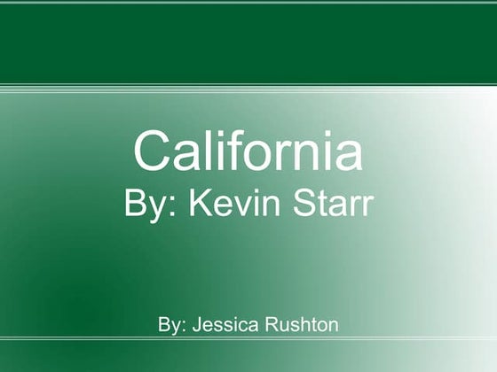 California | PPT