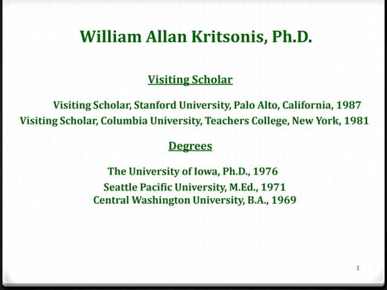 EDUC 8005 Module 2 Project: How History Applies | PDF