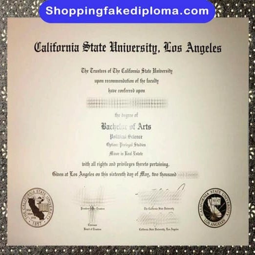 California State University Los Angeles fake Degree from ...
