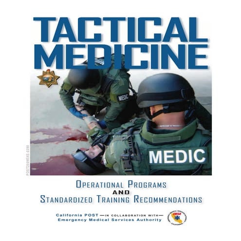 California tactical medicine operational programs and standardized ...