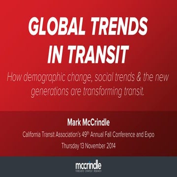 California transit association keynote slideshare 13 november 2014 | PPTX