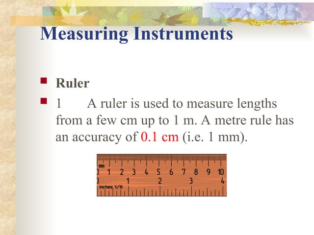 Measuring instruments ppt | PPTX