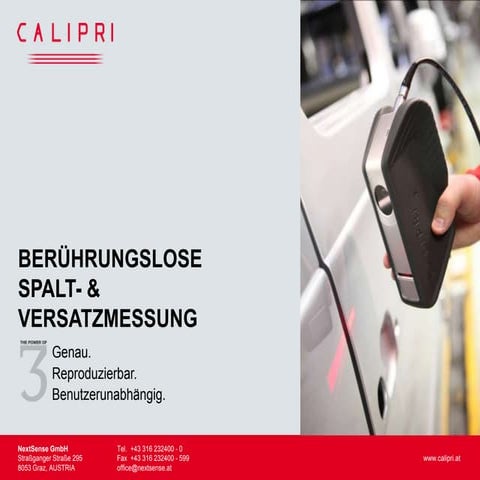 CALIPRI C4x - wheel profile measurement & rail profile measurement | PDF