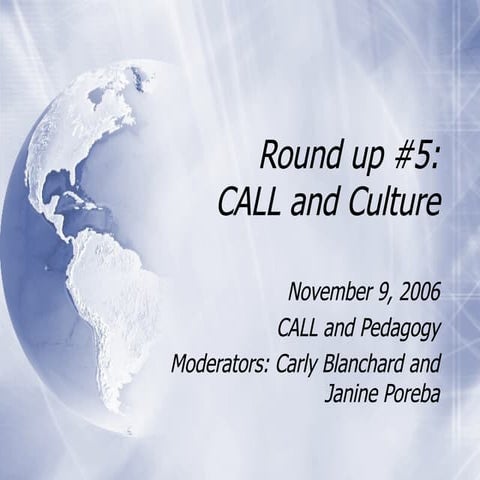 CALL & Culture | PPT