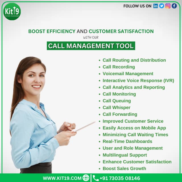 Kit19 Call Management Tool With CRM Integration | PDF