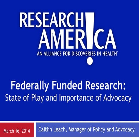 Call-on Congress 2014 Caitlin Leach: Federal Research | PPT