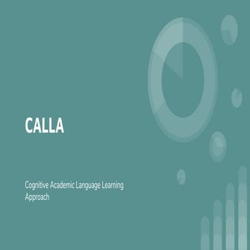 The calla model