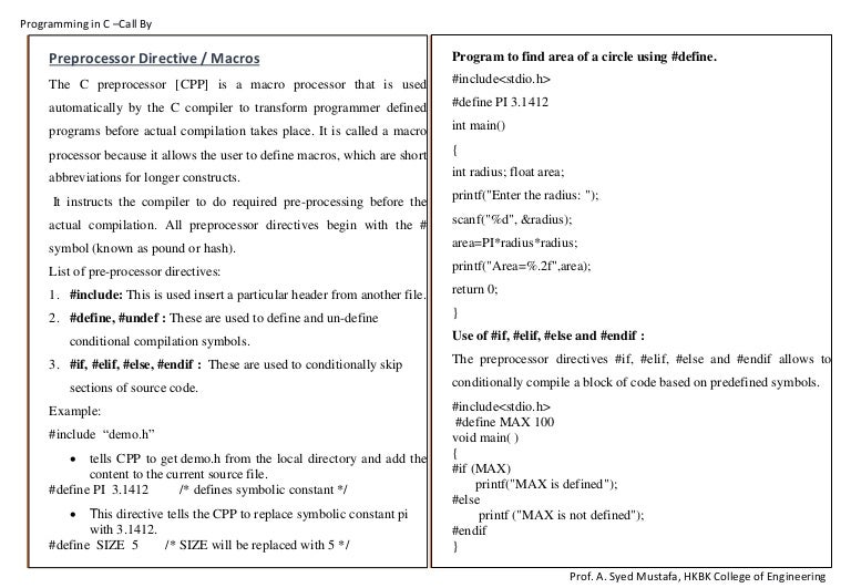 Pointers And Call By Value Reference Address In C