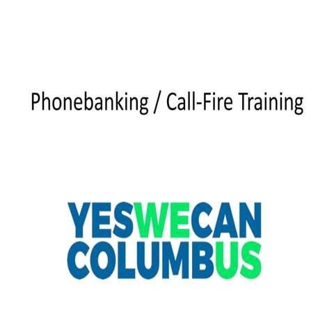Phone-banking training | PPTX