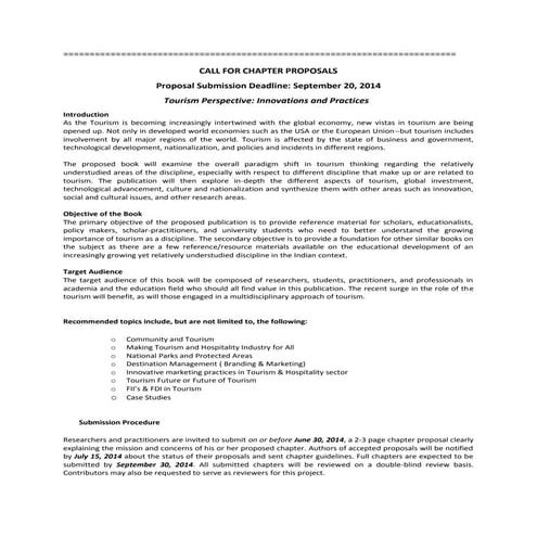 Call for book chapter | PDF