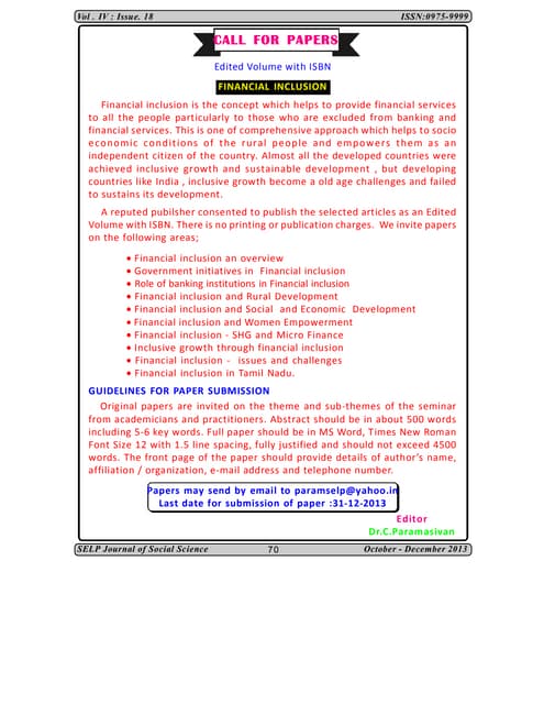 Icssr seminar call letter | PDF