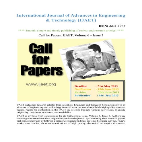 Call for papers | PDF