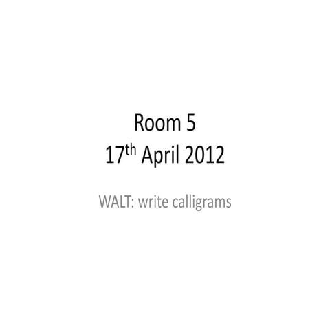 Calligrams | PPT