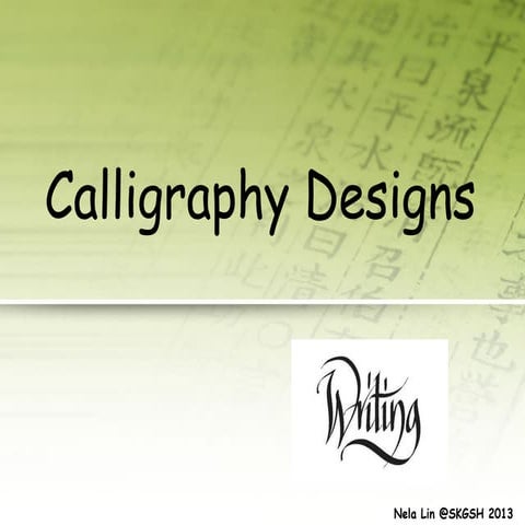 Calligraphy | PPT