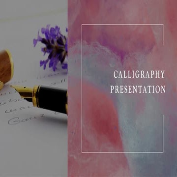 Handwriting and calligraphy for secondary 2.pptx