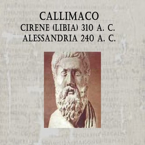 Callimaco | ODP
