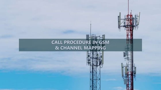Call flow in gsm | PDF