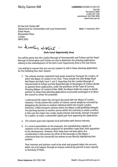 Letter to Bernard Hogan Howe re Water Cannons | PDF