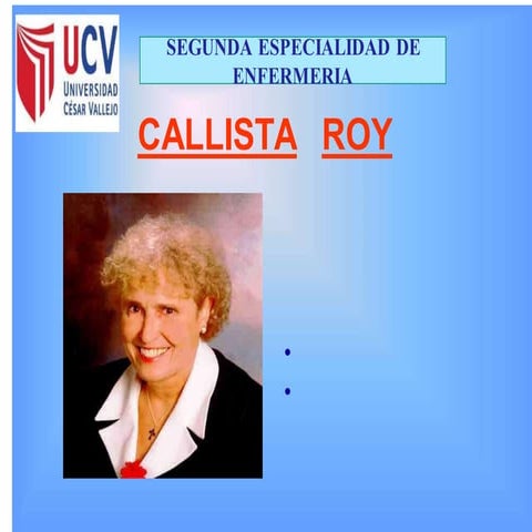 modelo de adaptacion callista roy | PPTX