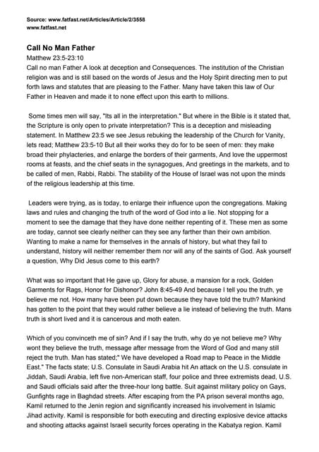 Back to basics! - The Goodnews of the Gospel | PPT