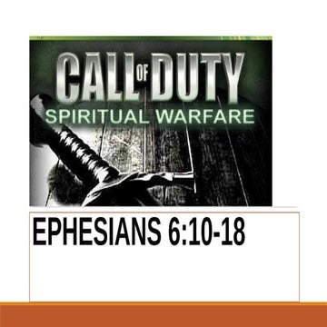 Spiritual Warfare Part 1: Call of Duty | PPT