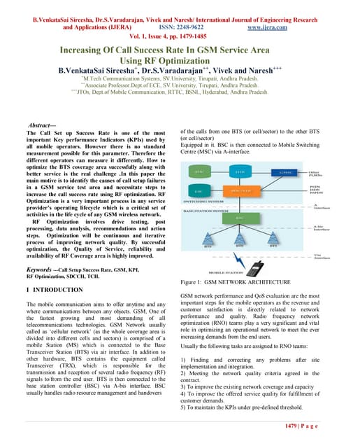 LTE KPIs and Formulae | PDF