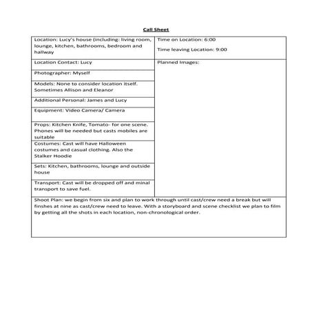 Street Call Sheet.docx