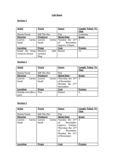 My radio show plan | PDF