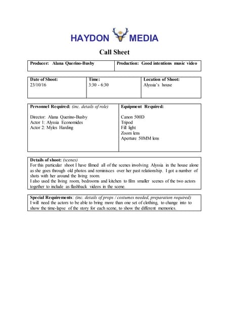 Call sheet-parent.docx