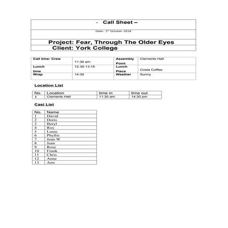 Media consent form | DOCX