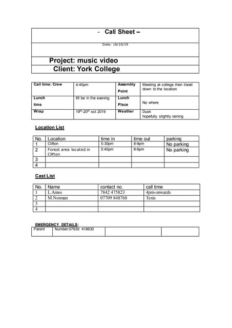 Call sheet-parent.docx