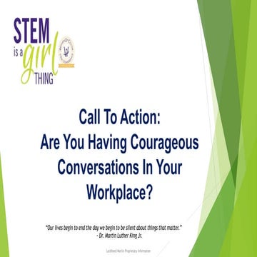 Call to Action: Are you having Courageous Conversations in your ...