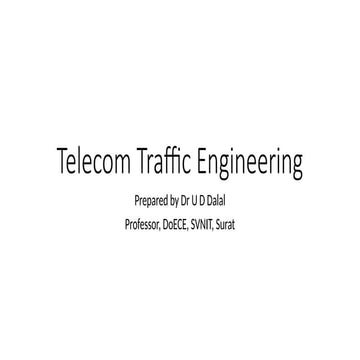 Call Traffic Engineering for btech 3rd year students.pptx