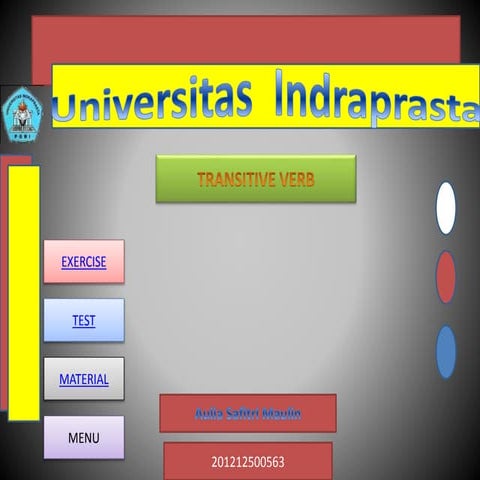 Transiteve Verbs | PPT