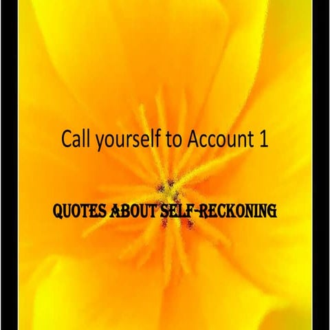 Call yourself to Account 1 | PPTX | Islam | Religion & Spirituality