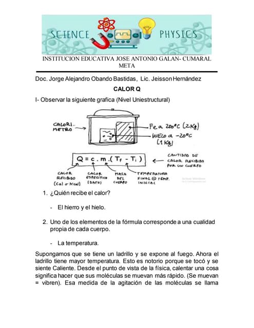 Efectos del calor | PPT