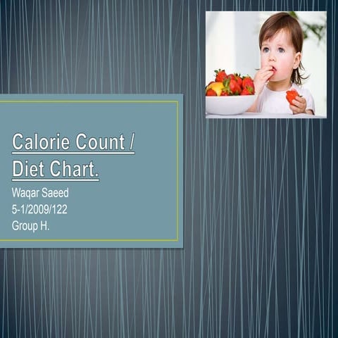 Calorie count | PPTX