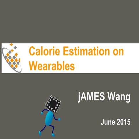 Calorie Estimation on Wearables | PPTX
