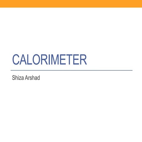 Class 11 | Calorimetry (Principles Of Calorimetry)) | PDF