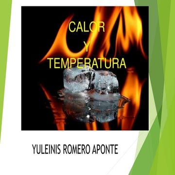 Calor y temperatura presentacion | PPTX