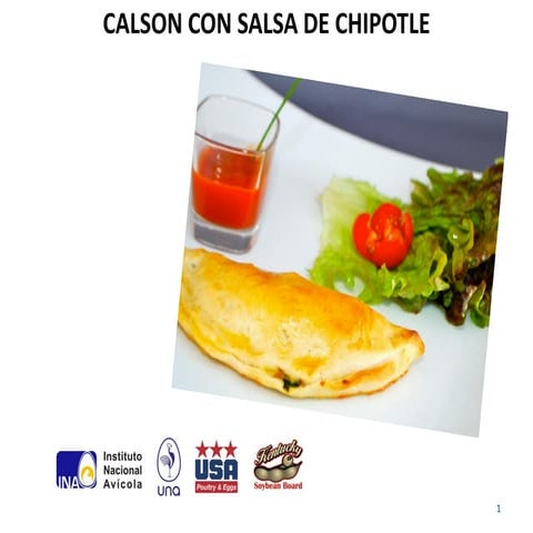 Calson con salsa de chipotle | PDF