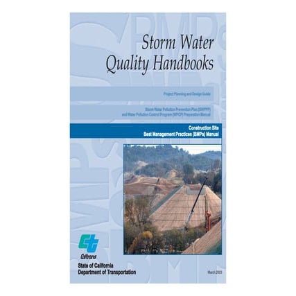 Cal Trans Bmp Handbook | PDF