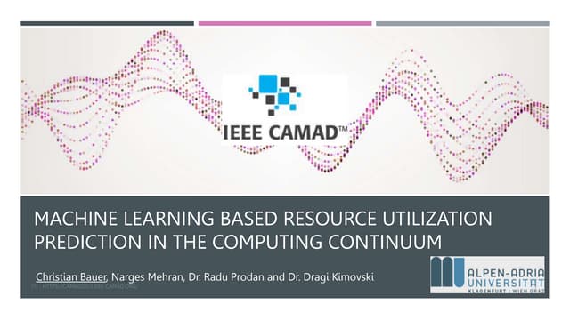 Machine Learning Based Resource Utilization Prediction In The Computing 4230