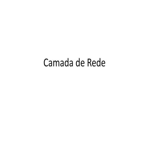 Modelo OSI - Camada Física | PPTX