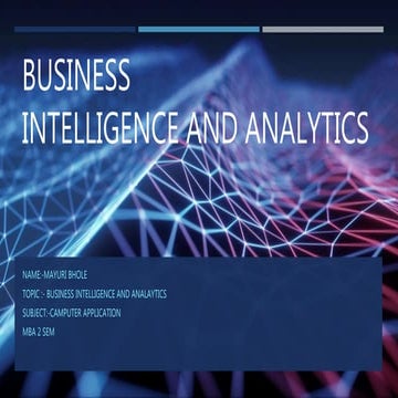 Business Intelligence Services Ppt Pptx