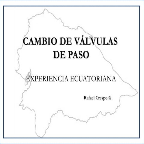 Unificación y Cambio de Válvulas de GLP en Ecuador: Proceso y ...