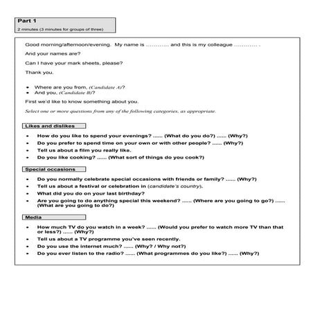 Cambridge english-first-2015-sample-paper-2-speaking v2 | PDF