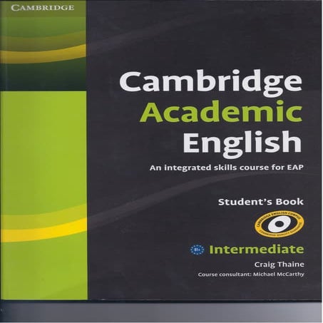 Cambridge academic english student's book intermediate | PDF ...