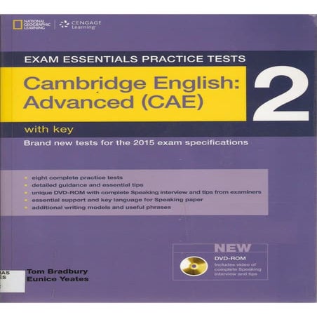 Cambridge English advanced (cae) 2 with key.exam essentials practice ...