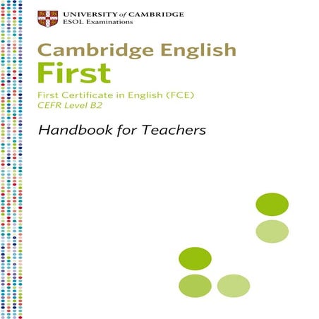 Cambridge english first__fce__handbook | PDF